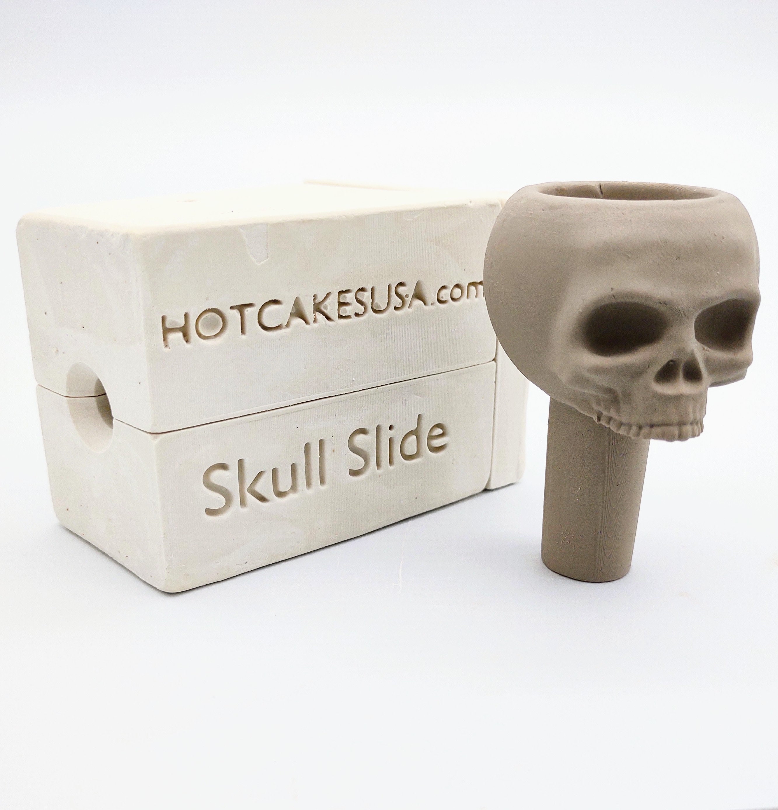 Skull Vase Ceramic Slip Casting Plaster Mold Combo - Etsy