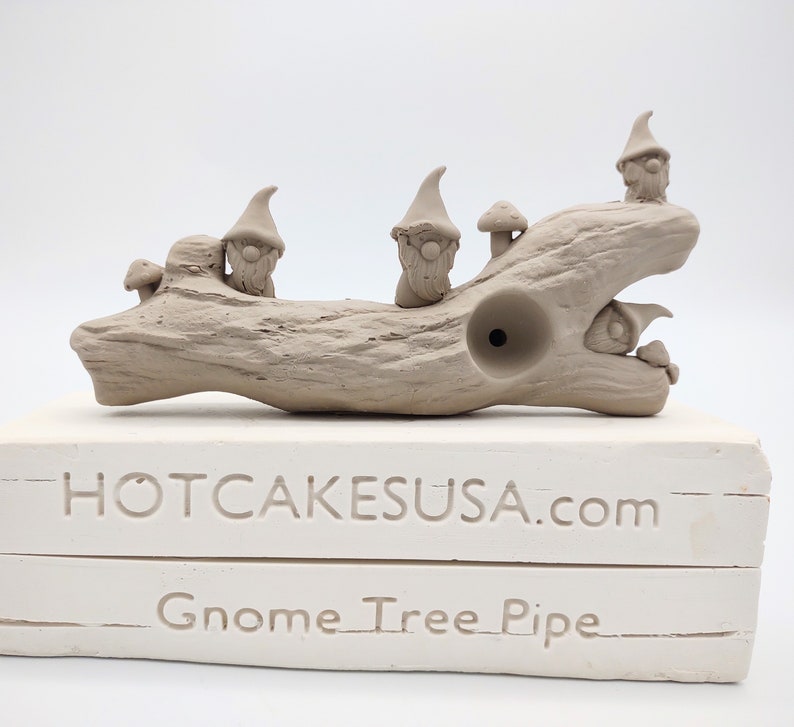 Gnome Tree Pipe Ceramic Slip Casting Plaster Mold READ - Etsy