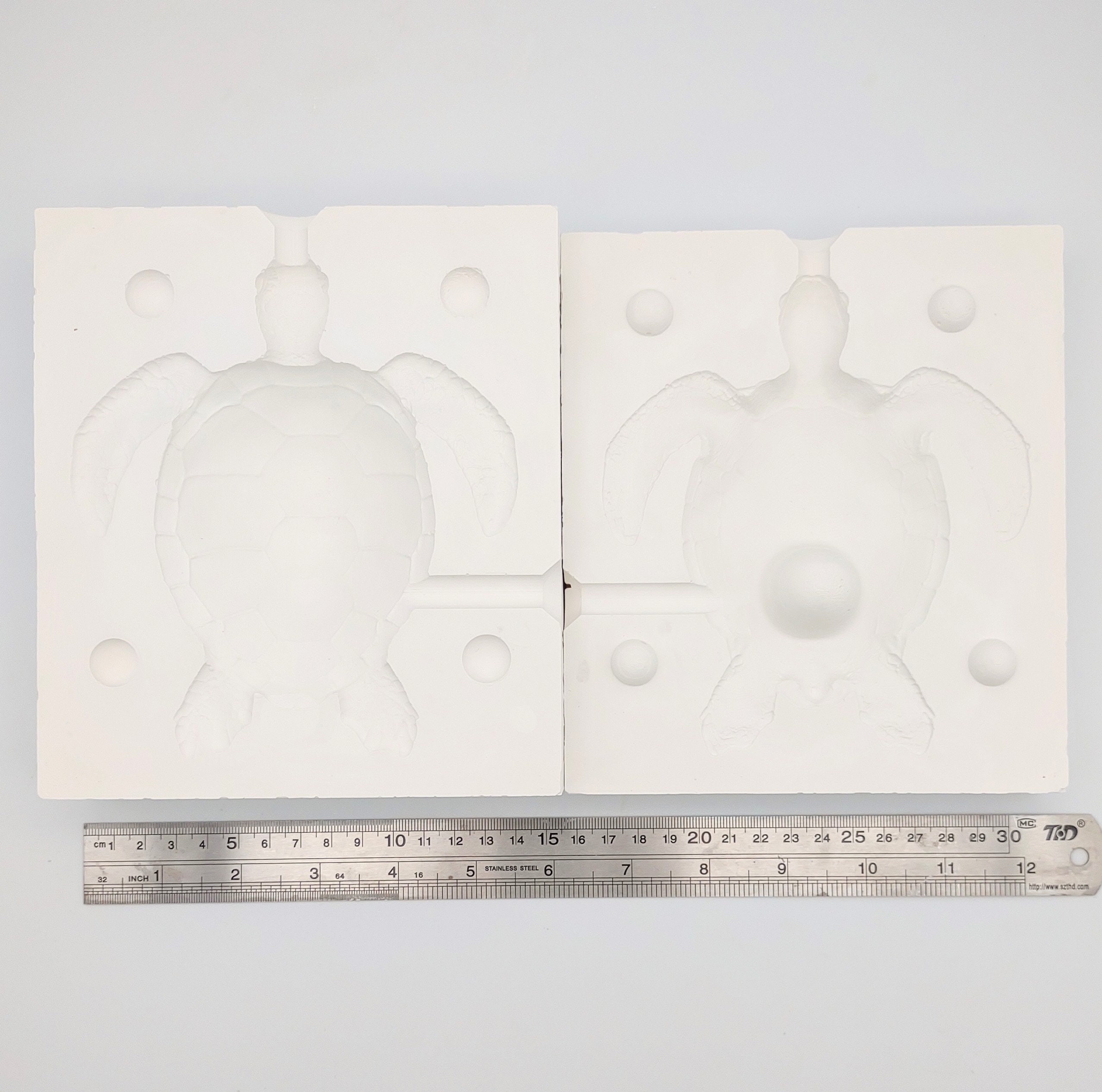 Sea Turtle Pipe Plaster Mold Ceramic Slip Casting - Etsy