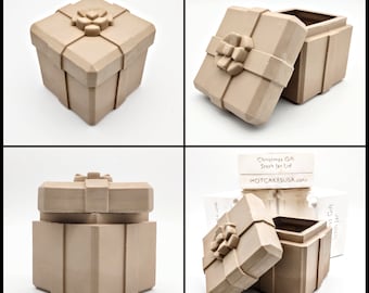 Cauldron Moon Phases Stash Jar Mold Ceramic Slip Casting Plaster Moulds ...