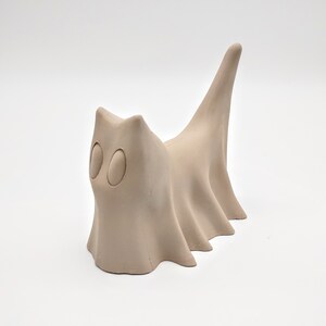 Spooky Ghost Cat Ceramic Slip Casting Plaster Mold - Etsy