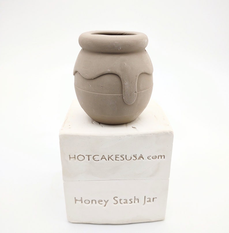 Honey Drip Stash Jar Ceramic Slip Casting Plaster Mold - Etsy