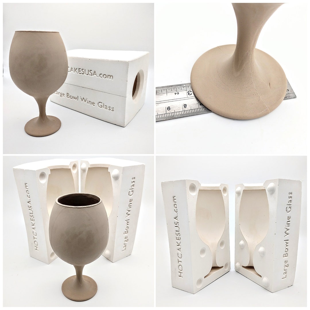 Wine Glass Goblet Plaster Mold Ceramic Slip Casting - Etsy