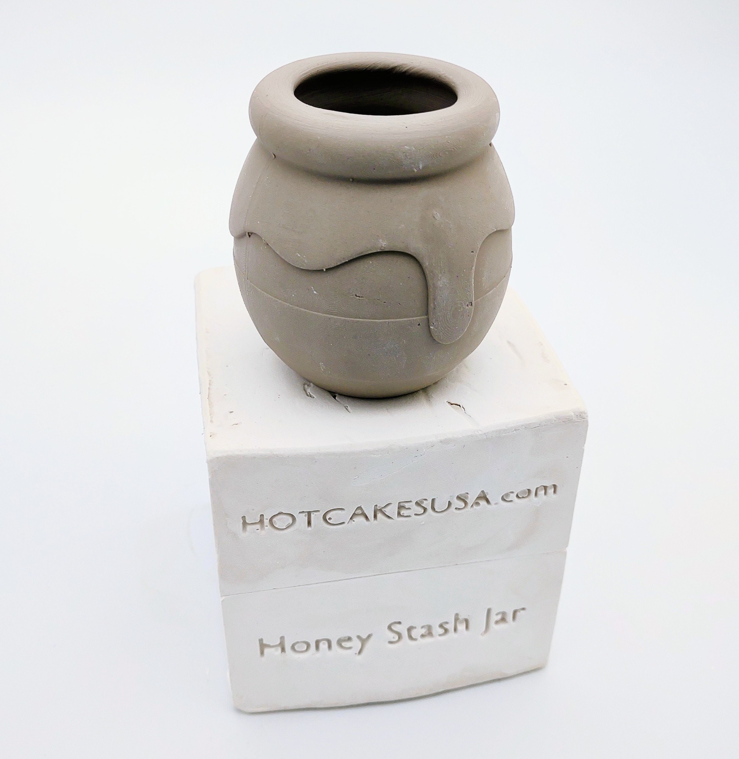 Honey Drip Stash Jar Ceramic Slip Casting Plaster Mold - Etsy