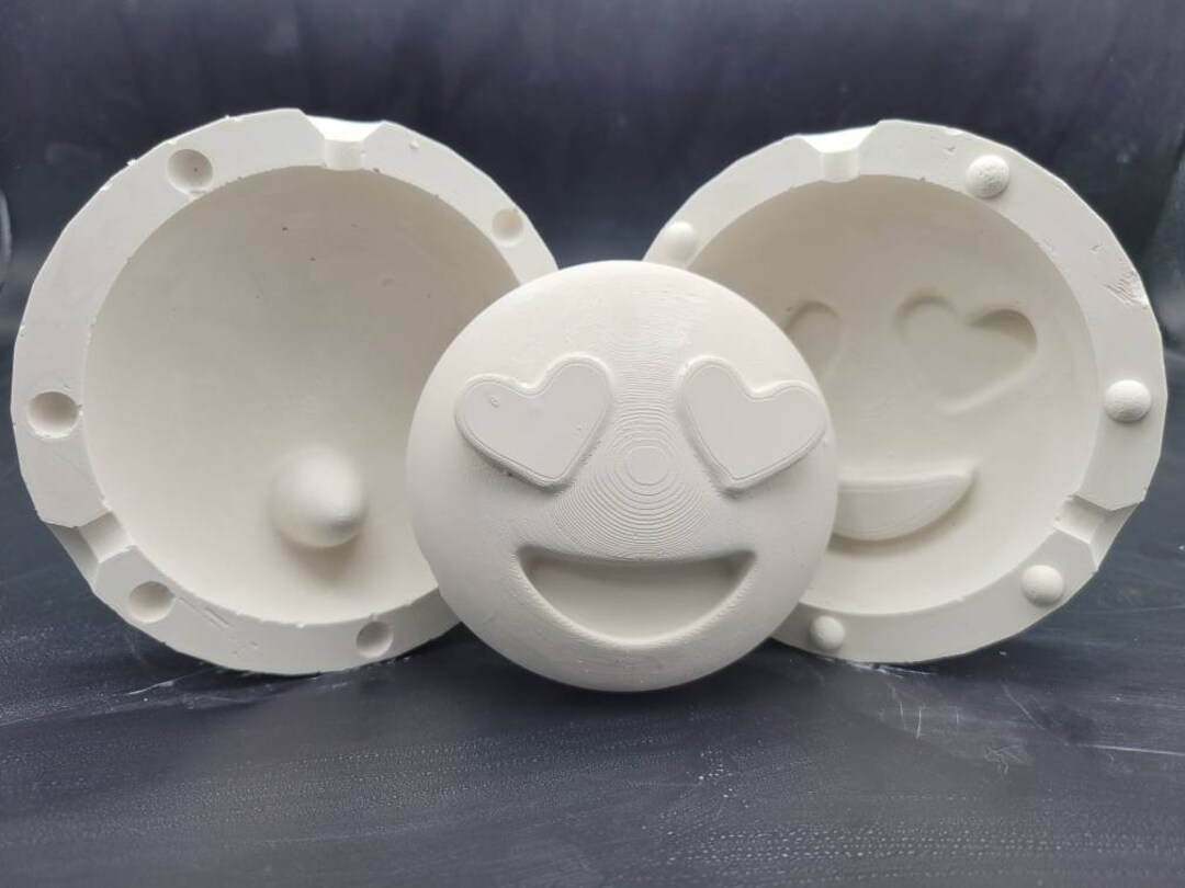 Love Emoji Plaster Slip Mold Pipe - Etsy