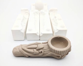 Pizza Slice Pipe Ceramic Slip Casting Plaster Mold - Etsy