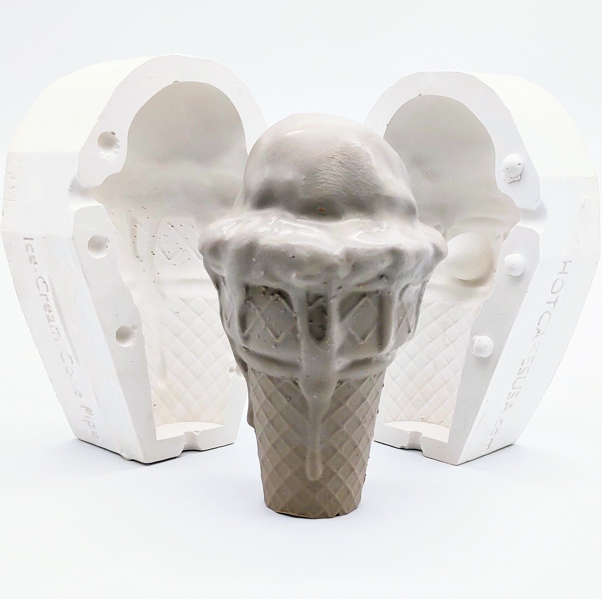 5 Ice Cream Cone Pipe Mold Slip Casting Plaster Mold - Etsy