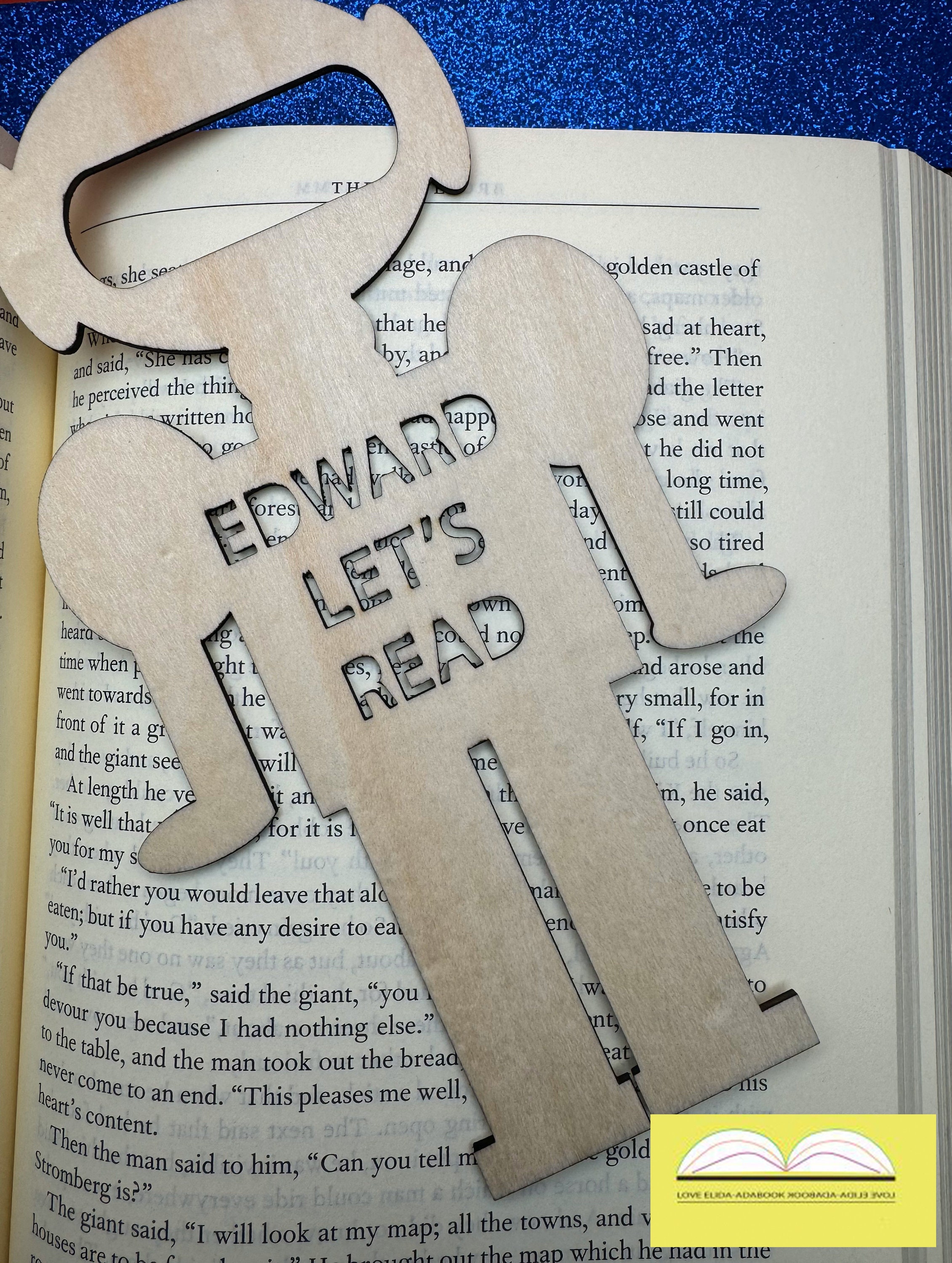 Personalized Robot Reading Buddy Personalized Robot Bookmark Wooden ...