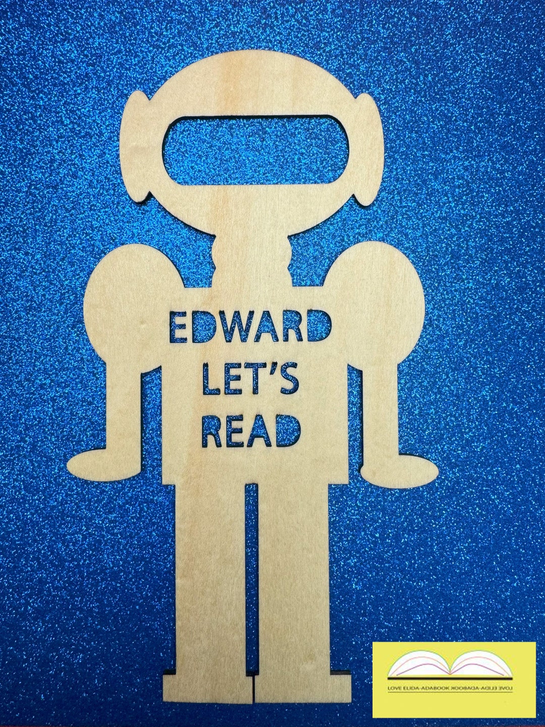 Robot Reading Buddy Robot Bookmark Wooden Bookmark Encourage Reading ...