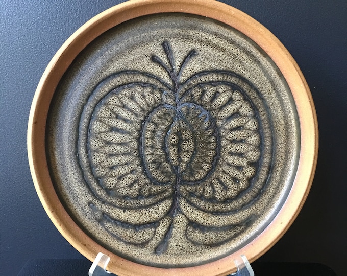 Jack Herman Plate Mid Century Modern Charger Canadian Studio Pottery ...