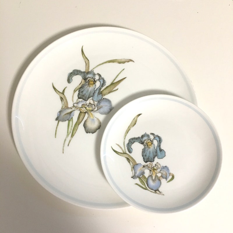 Iris Plates - Etsy