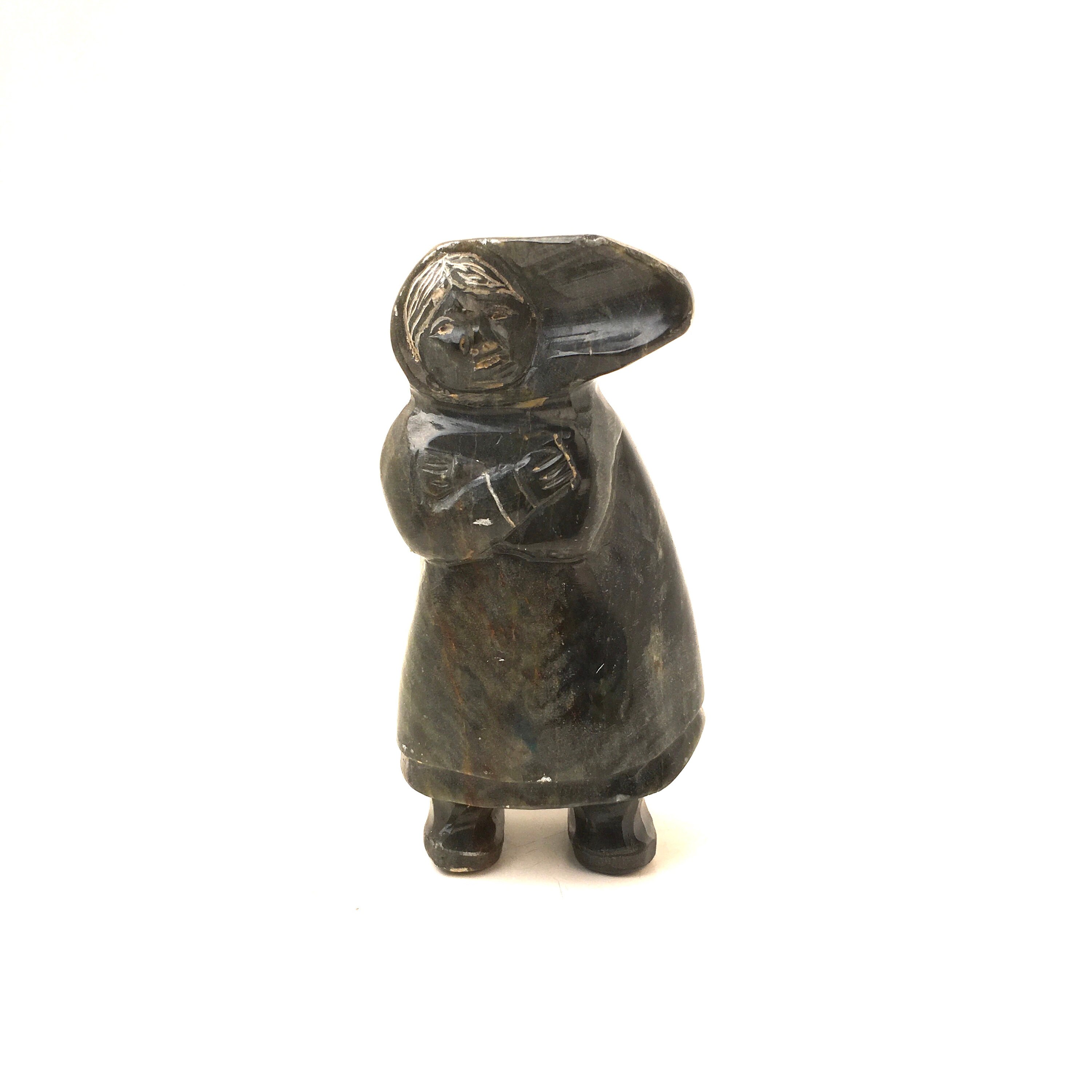Vintage Inuit Carving of a Mother and Child Wearing Amauti - Etsy