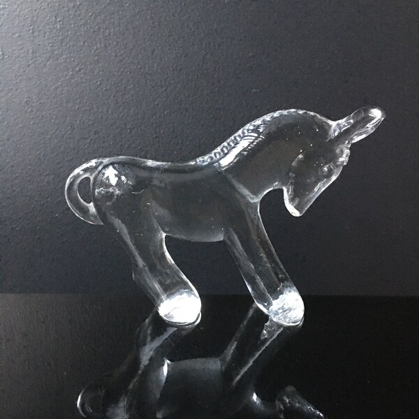 Glass Donkey - Etsy