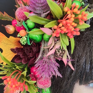 Autumn Flower Crown Fruit Headpiece Fruit Tiara Fruit Crown Festival ...