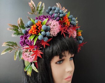 Fall Floral Crown | Etsy