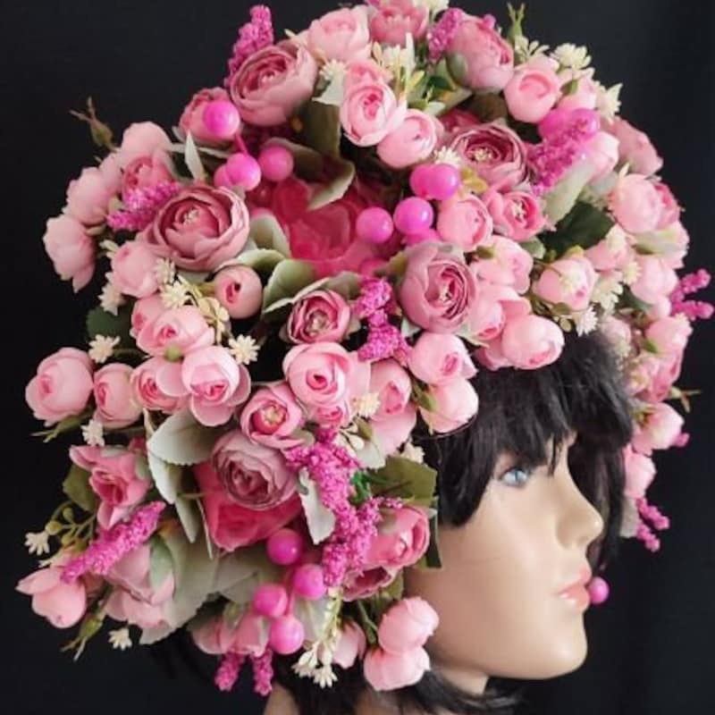 Flower Headdress - Etsy