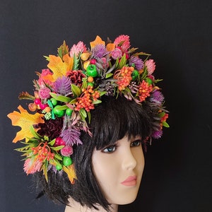 Autumn Flower Crown Fruit Headpiece Fruit Tiara Fruit Crown Festival ...