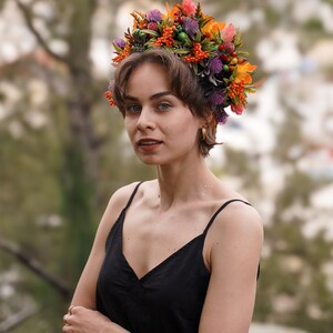 Autumn Flower Crown Fruit Headpiece Fruit Tiara Fruit Crown Festival ...
