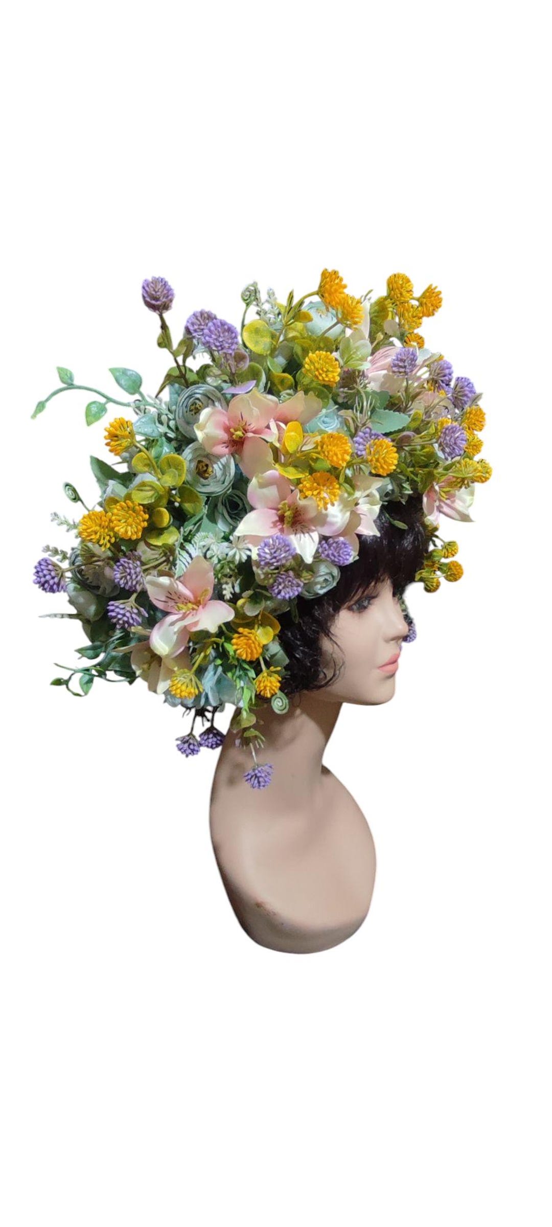 Midsummer Headpiece Boho Festival Flower Crown Summer Floral Crown ...