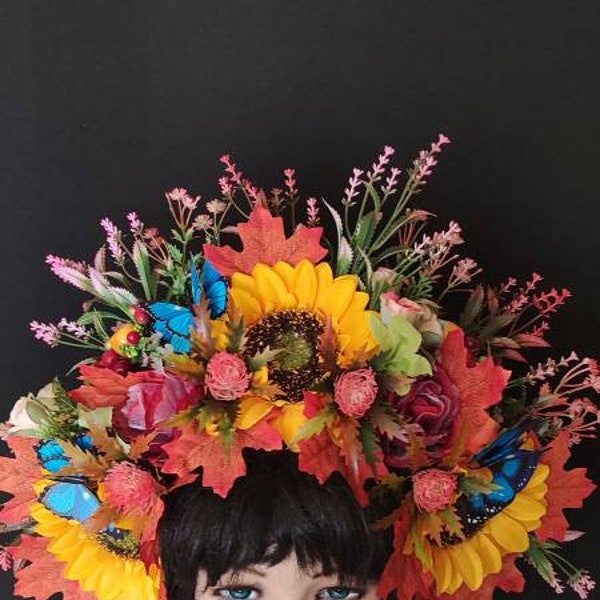 Sunflower Crown - Etsy