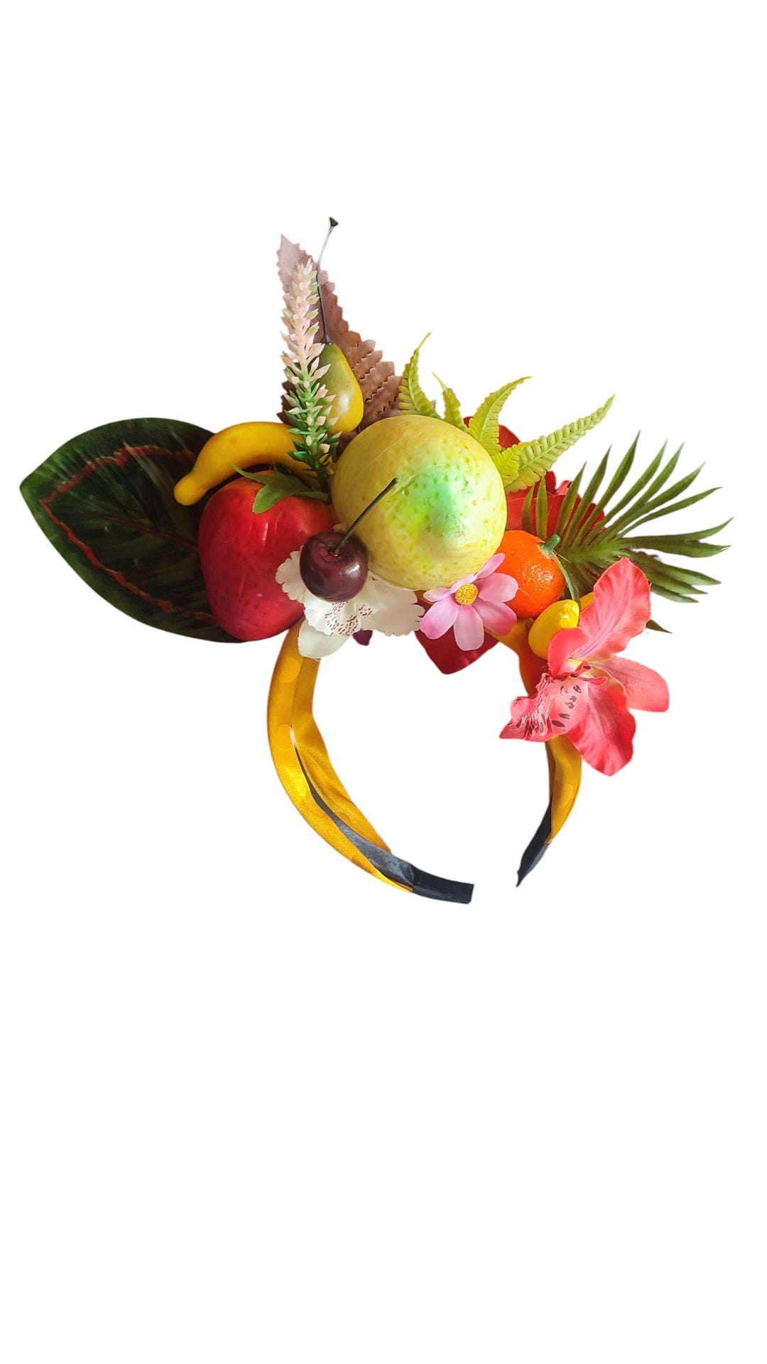Fruit Crown Tropical Fruit Headpiece Hawaiian Headband Fruit Tiara ...