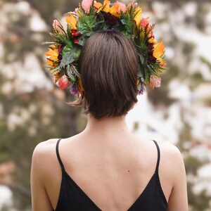 Autumn Flower Crown Fruit Headpiece Fruit Tiara Fruit Crown Festival ...