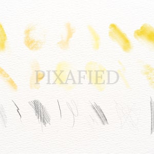 Yellow Smudge and Scribble Clipart, Grey Pencil PNG Scribble Sketches ...