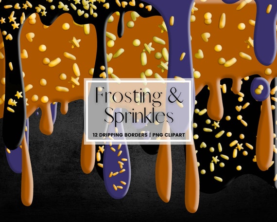 Cake Frosting Border Clip Art