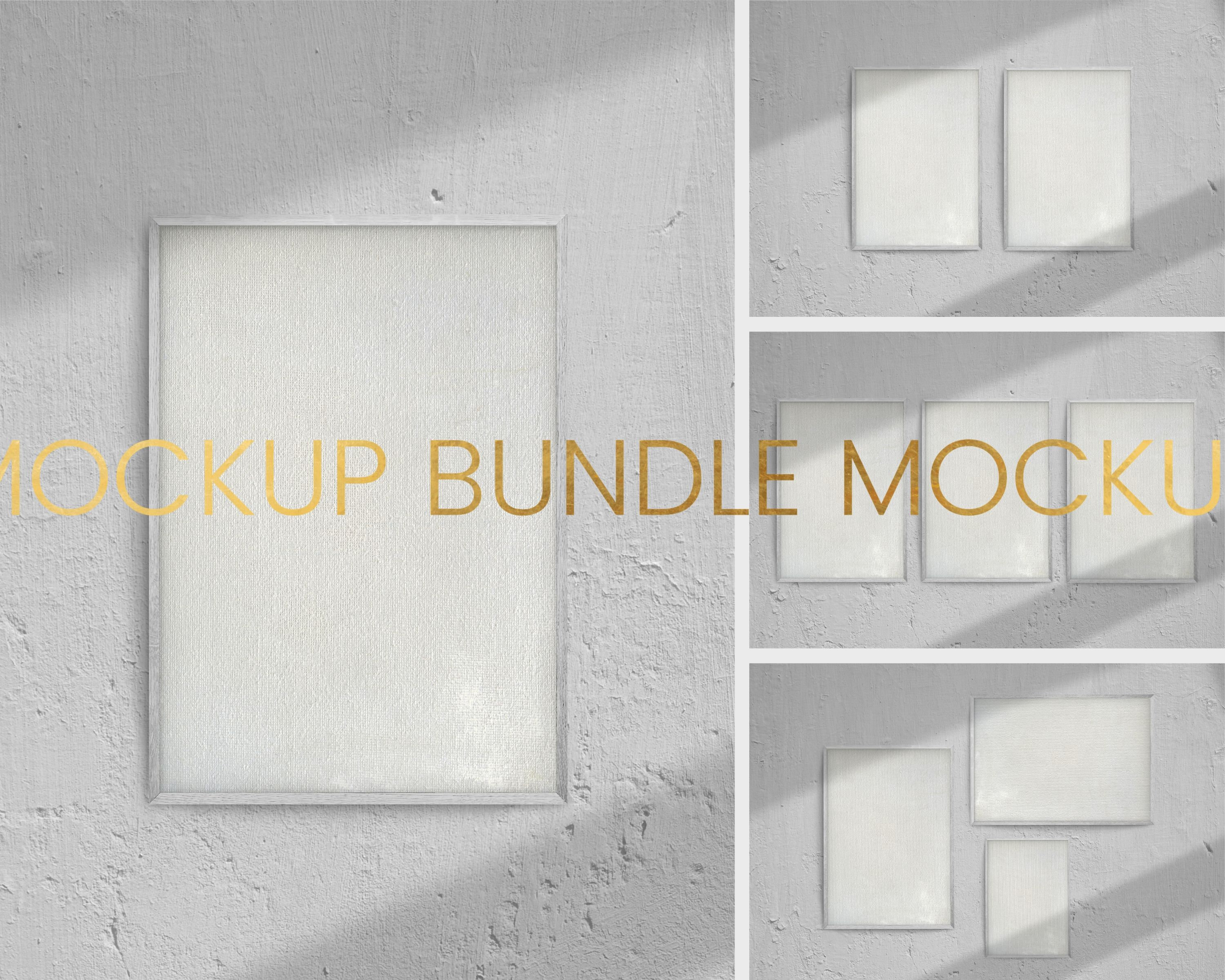 4 Mockup Frames Bundle Digital Instant Download PSD JPG | Etsy