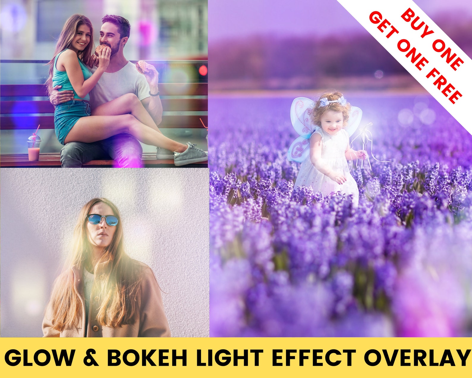 41 GLOW BOKEH Light EFFECT Photoshop Overlays Sun Ray Overlays Light ...