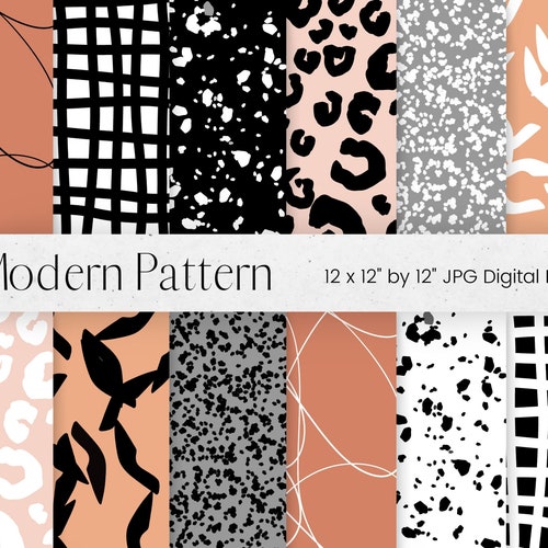 Blush and Silver Glitter Digital Paper Seamless Blush Pink | Etsy