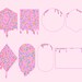 Dripping Frosting Frames With Sprinkles Clipart, Square, Circle Dipping ...