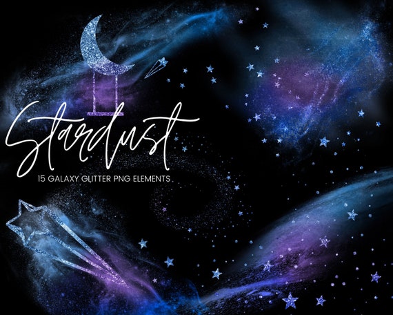 Blue Star Clusters Clip Art