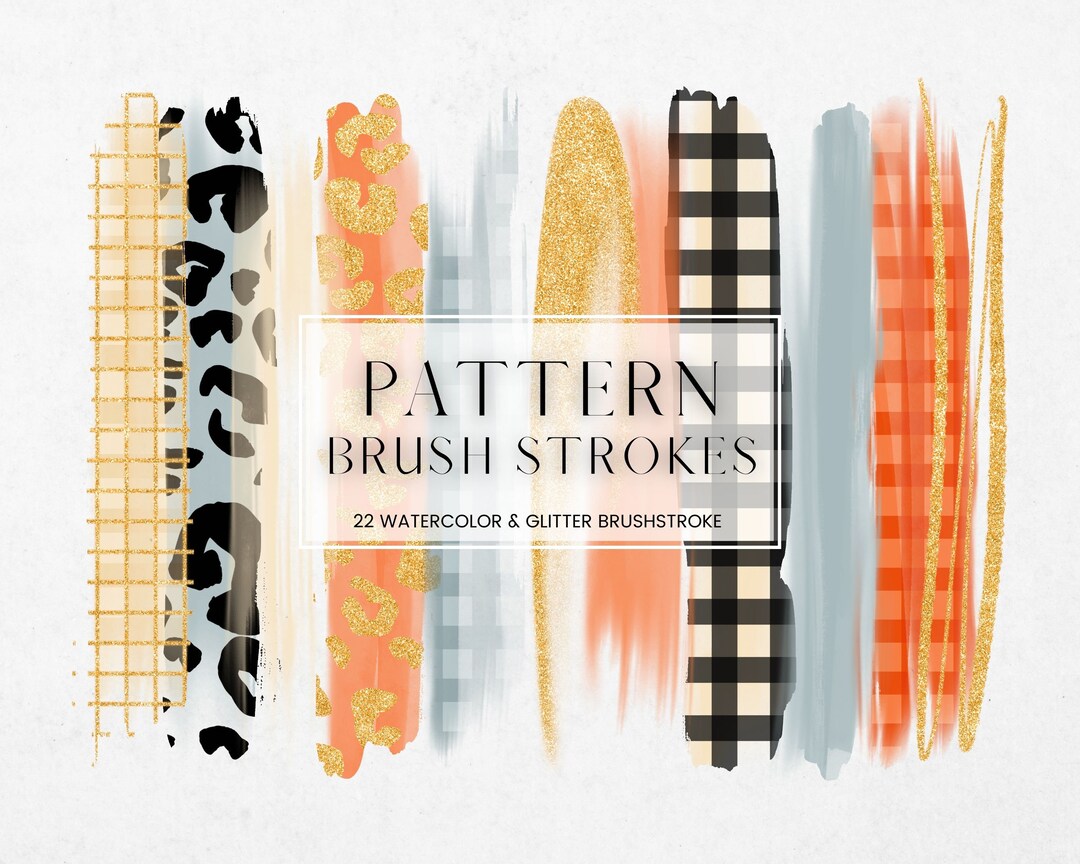 Pattern Watercolor Brush Stroke Clip Art, Leopard Print Transparent PNG ...