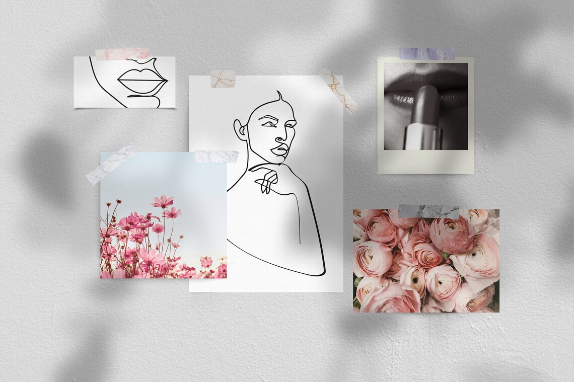 20 Marble Washi Tape Clip Art, White Pink Purple Digital Washi Tape ...