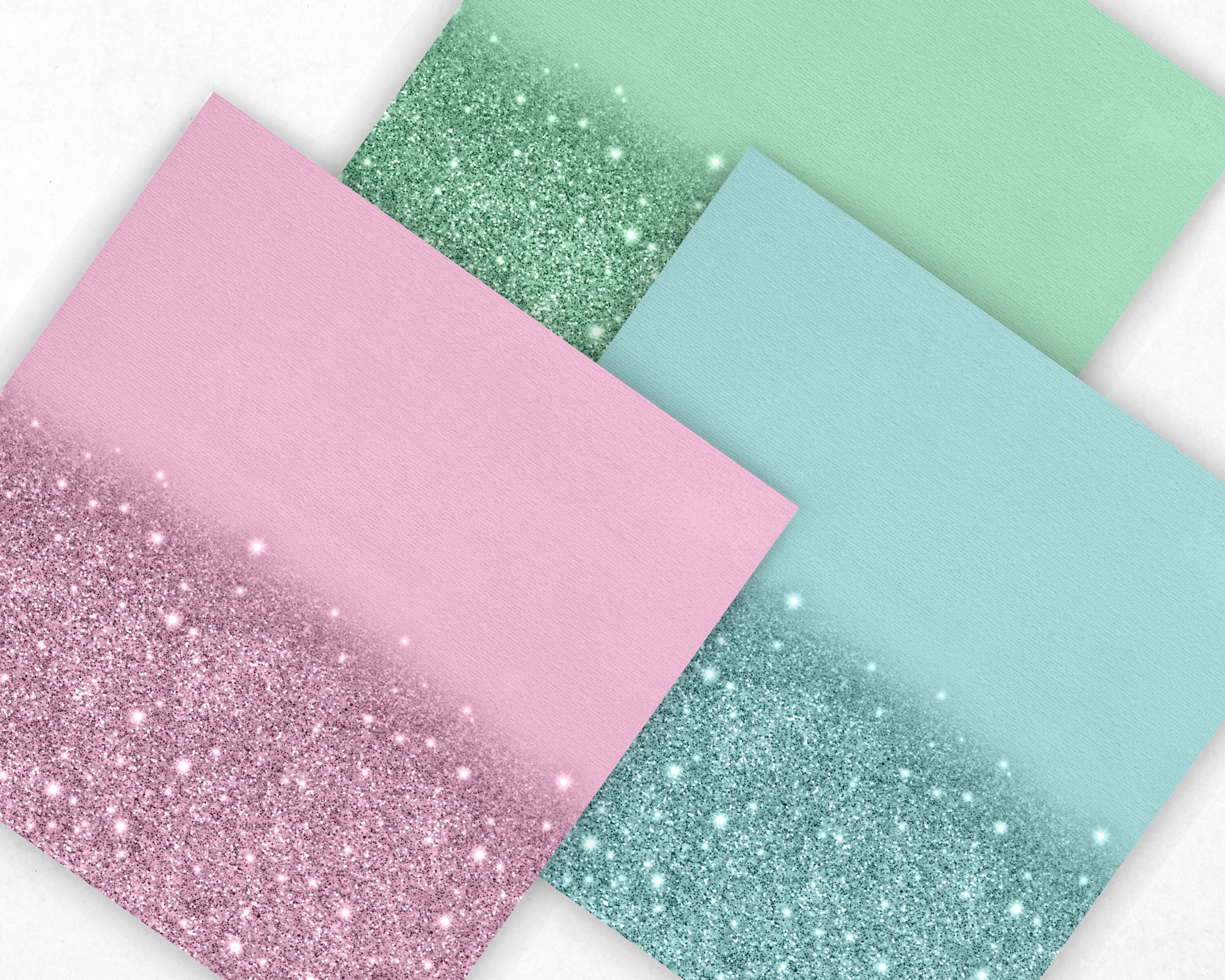 Dipped Glitter Paper Pattern, Pastel Sparkling Texture Scrapbook Paper ...