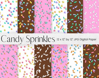 Sprinkle Scrapbook Paper - Etsy