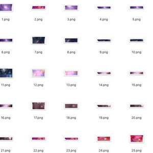 25 Space Washi Tape Clipart , Digital Galaxy Washi Tape Clipart, Tape ...