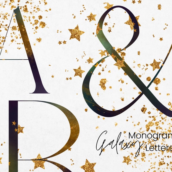 Galaxy Alphabet - Etsy