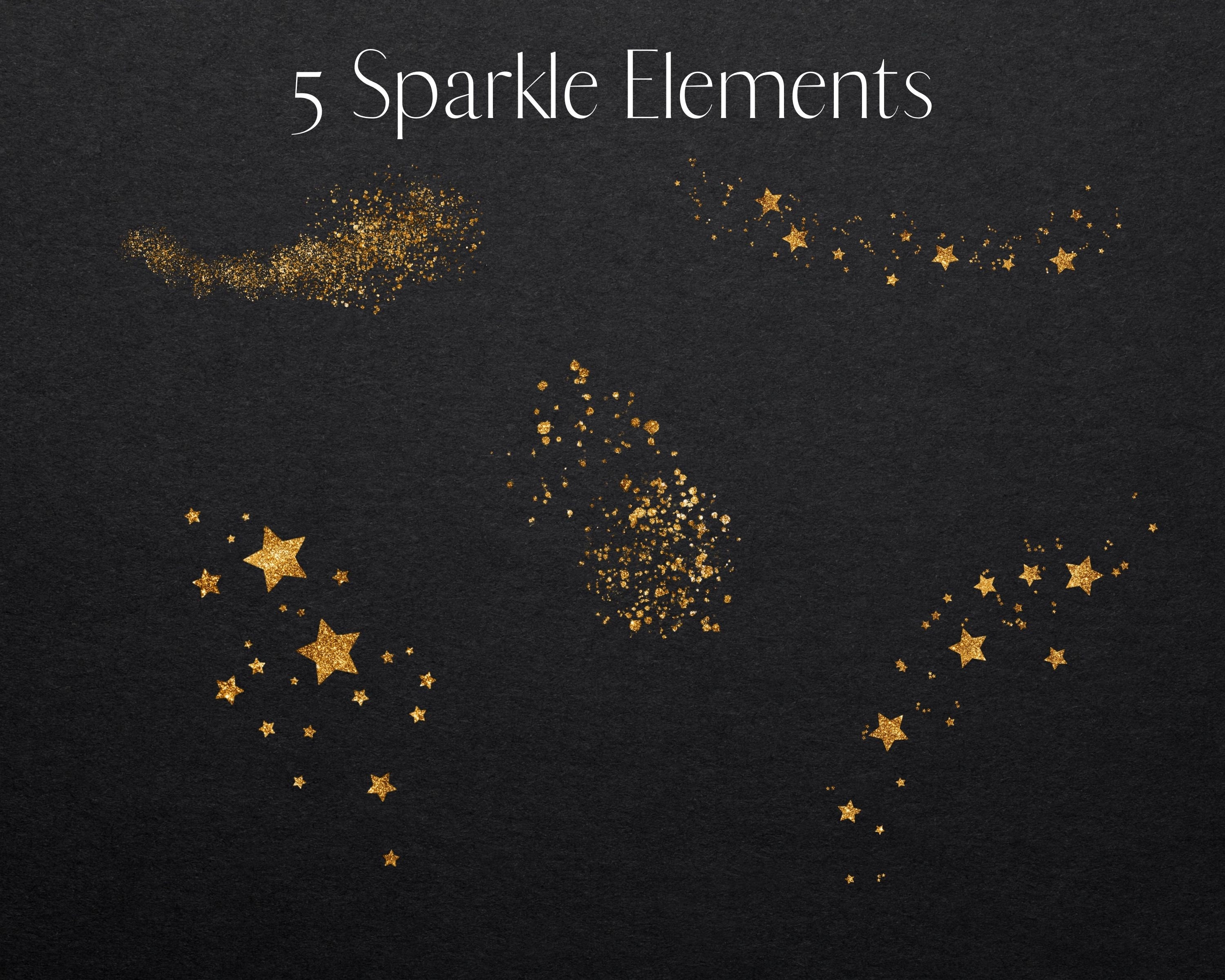 Gold Glitter and Watercolour Frame Clipart Pink frame PNG | Etsy