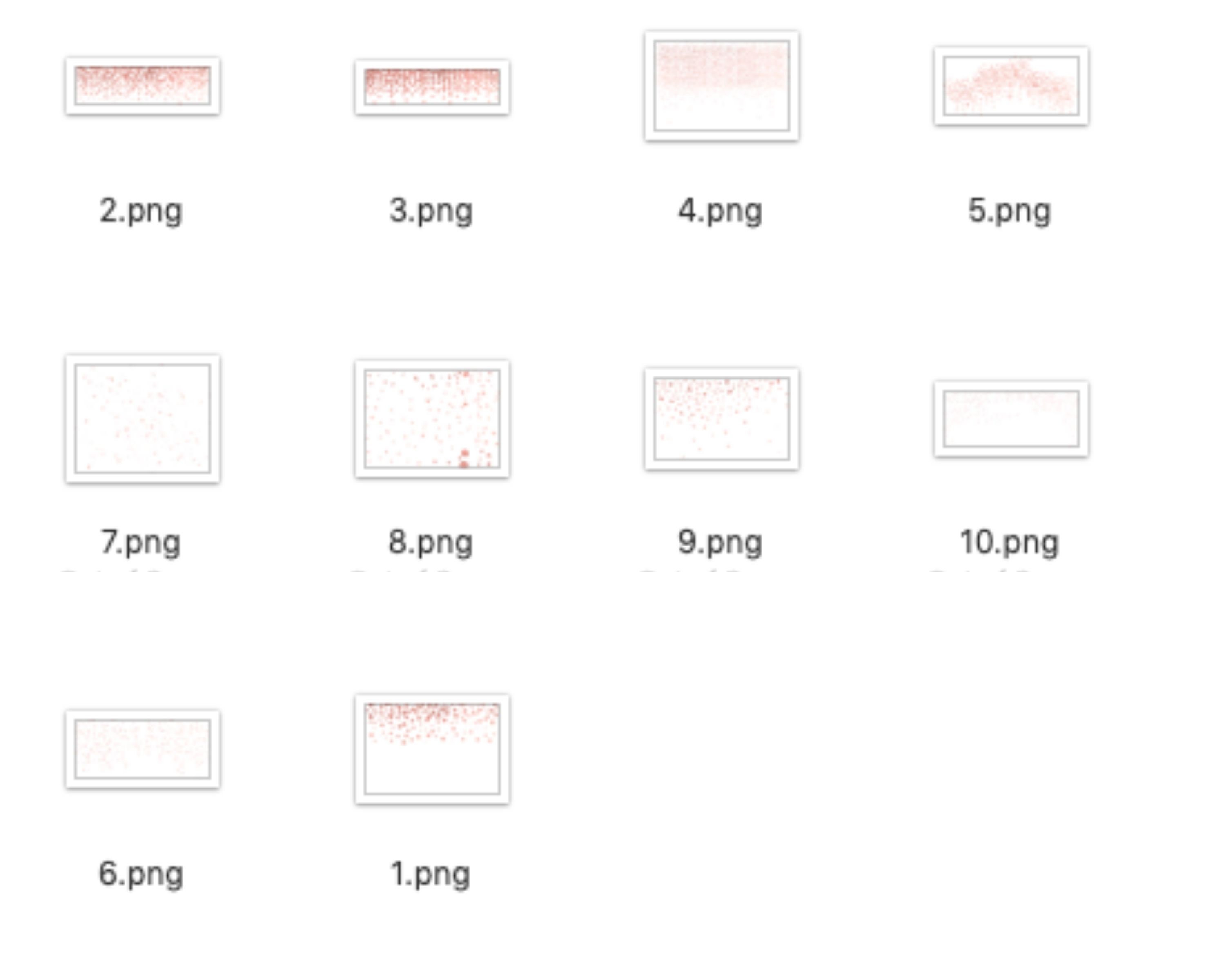 10 Rose Gold Foil Confetti Clipart Digital Overlay Commercial - Etsy