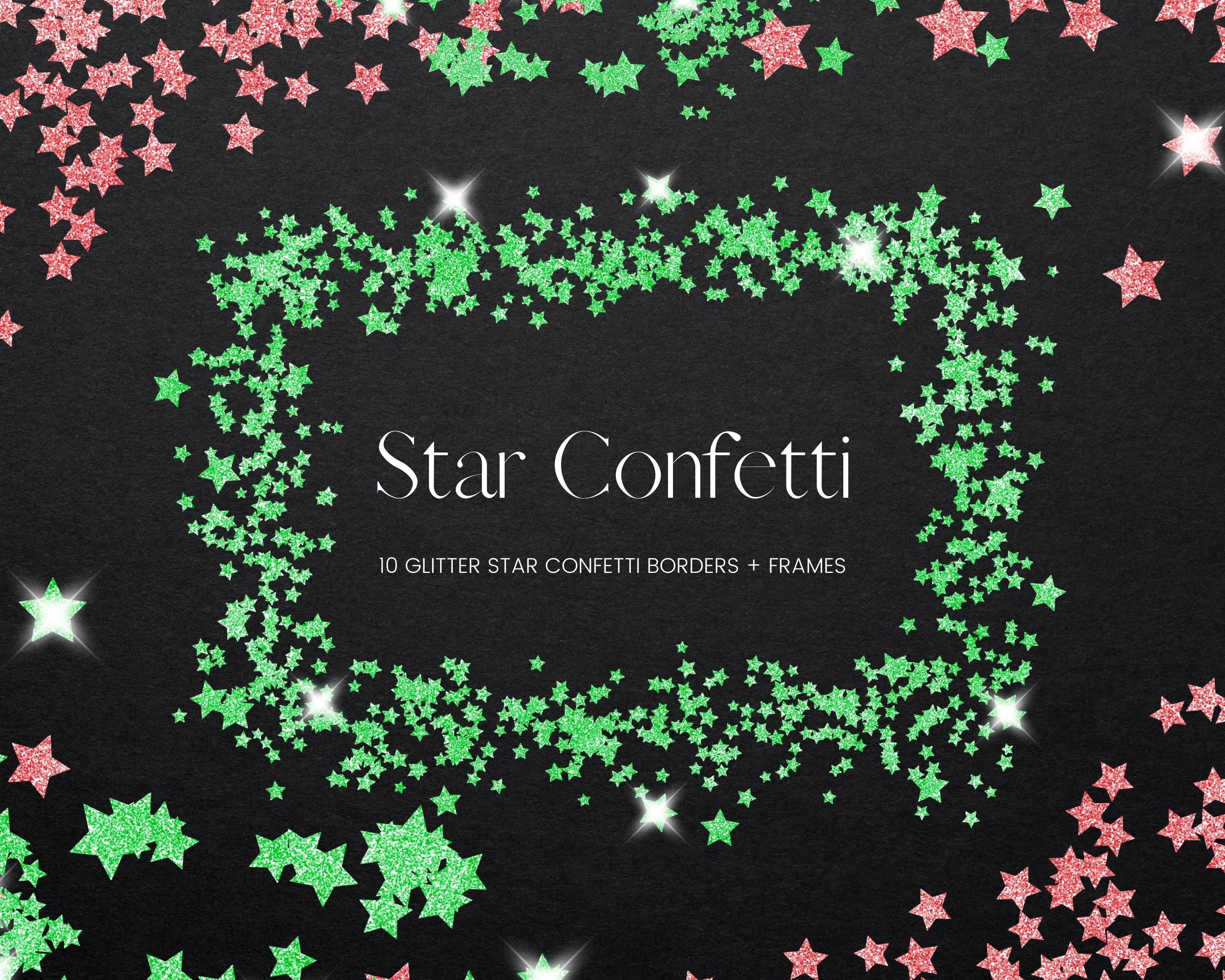 Christmas Star Border Clip Art