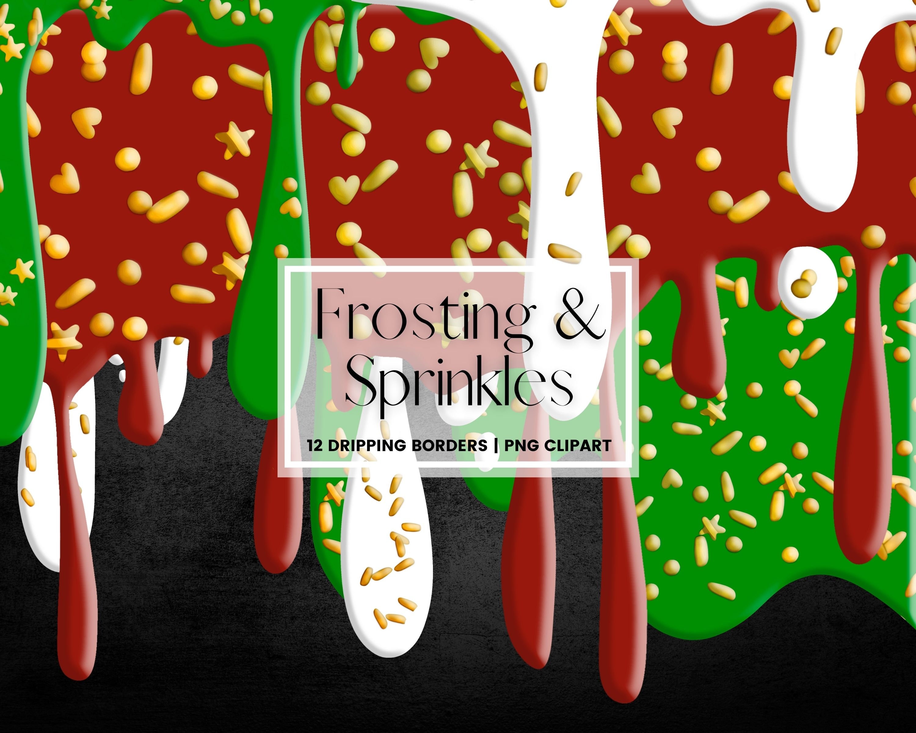 Cake Frosting Border Clip Art