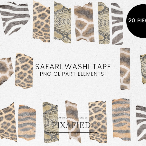 Animal Washi Tape - Etsy