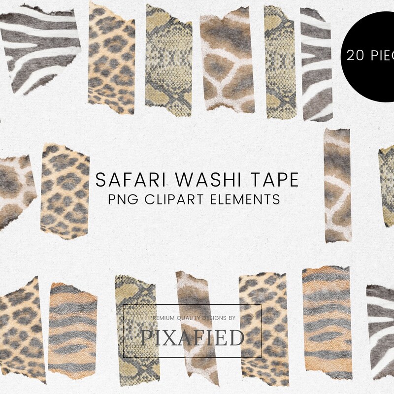 Animal Washi Tape - Etsy