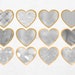 Glam Heart Clipart, Sparkling Silver Glitter Love Heart Clip Art, Gold ...