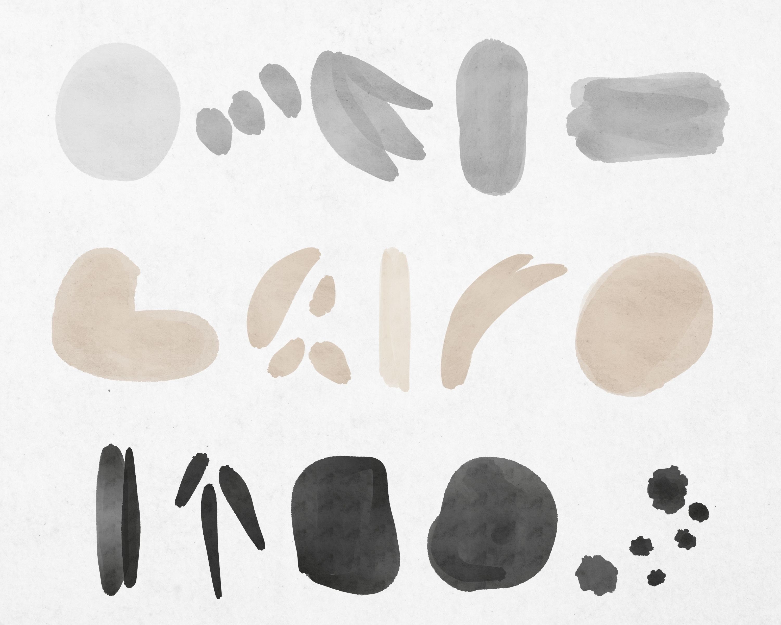 Modern Abstract Shapes Clipart PNG Beige Green Gold Glitter - Etsy ...