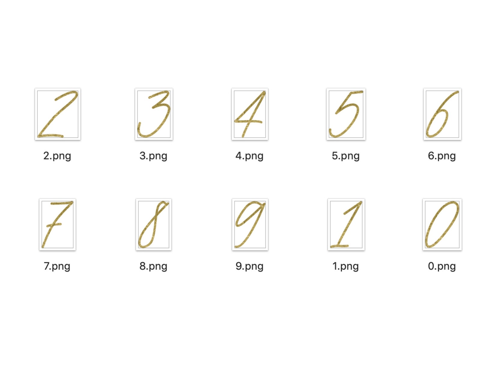 GOLD Calligraphy Font Cursive Letters ALPHABET Digital Clipart - Etsy