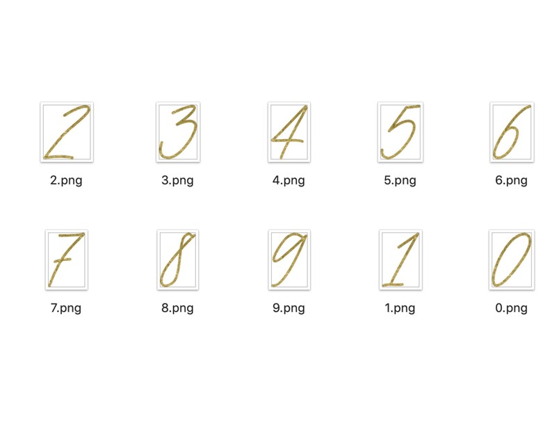 GOLD Calligraphy Font Cursive Letters ALPHABET Digital Clipart - Etsy