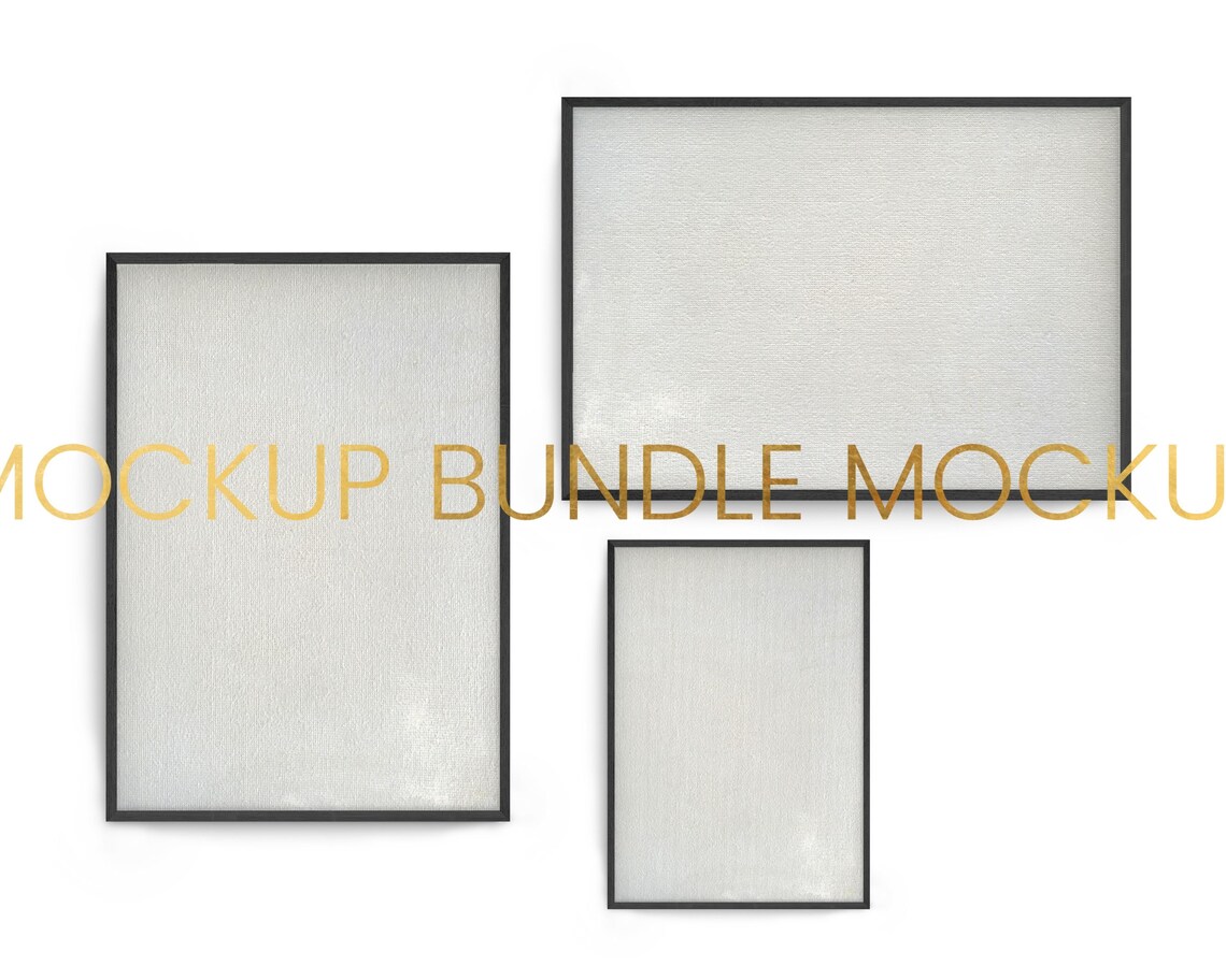 4 Mockup Frames Bundle Digital Instant Download PSD JPG | Etsy